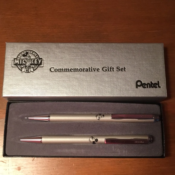 Office | Disney Commemorative Pen And Pencil Set | Poshmark